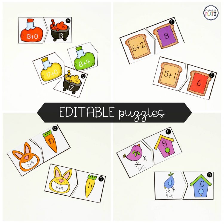 15 EDITABLE Math Fact Games - The Stem Laboratory