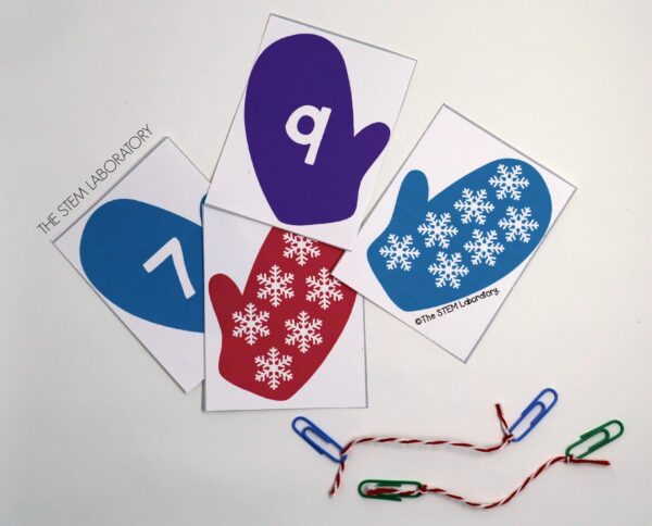 Winter Mitten Number Match Up - The Stem Laboratory