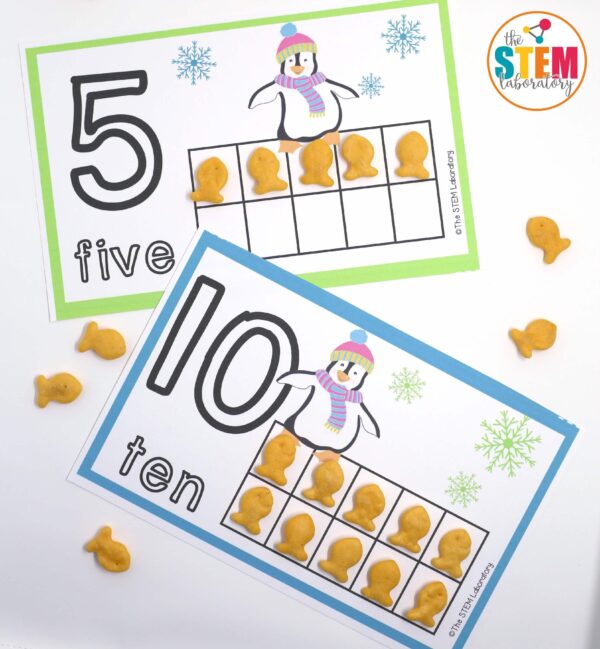Penguin Counting Cards - The Stem Laboratory