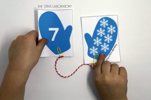 Winter Mitten Number Match Up - The Stem Laboratory