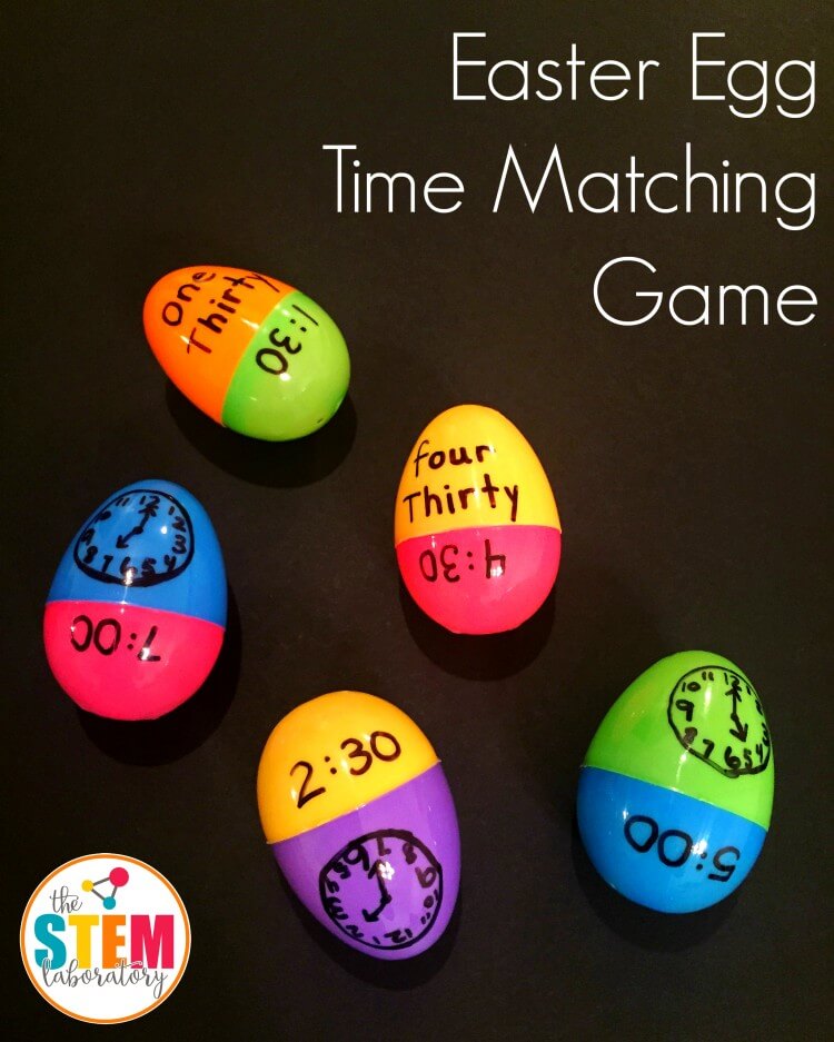 EASTER EGG TIME MATCHING GAME - The Stem Laboratory