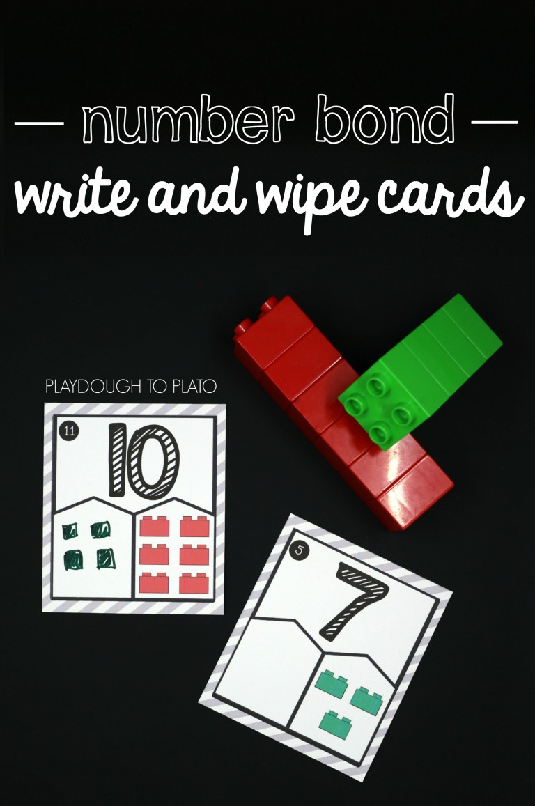 Number Bond Write and Wipe Cards - The Stem Laboratory