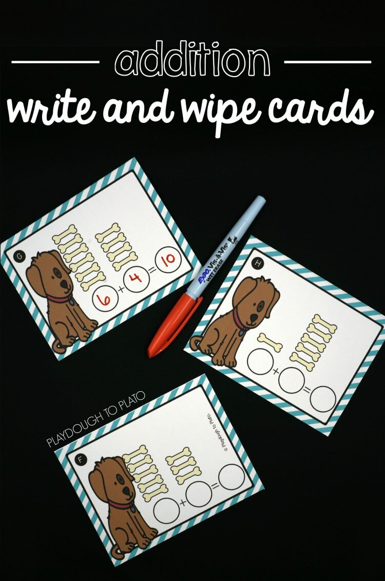 Addition Write and Wipe Cards - The Stem Laboratory