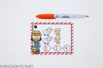 Farm Addition Cards - The Stem Laboratory