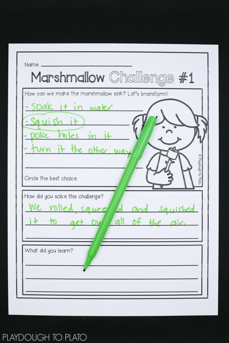 STEM Challenge: Build with Marshmallows - The Stem Laboratory