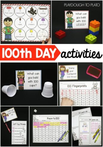 100th Day of School Activities - EDITABLE - The Stem Laboratory
