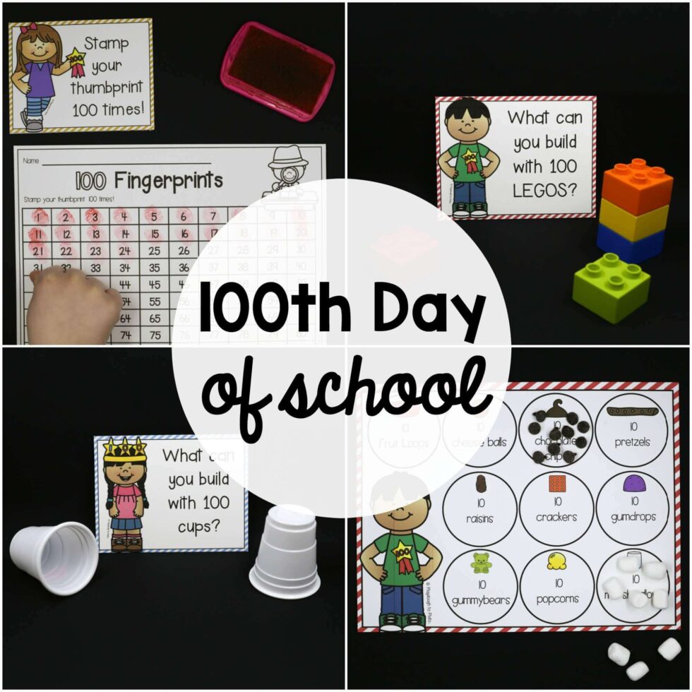 100th Day of School Activities - EDITABLE - The Stem Laboratory