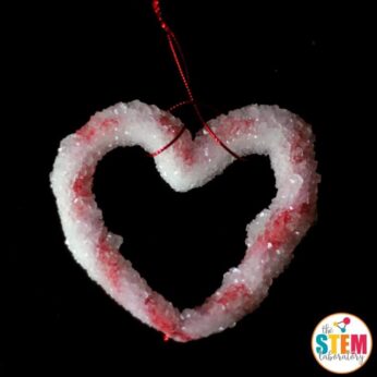 Crystal Heart Valentine's Science Experiment - The Stem Laboratory