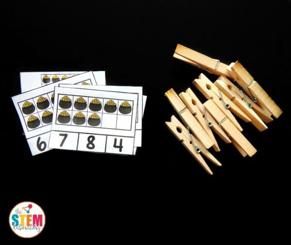 Pot of Gold Count and Clip Cards - The Stem Laboratory