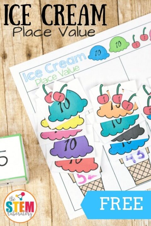 Ice Cream Place Value - The Stem Laboratory