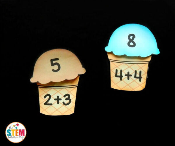 Ice Cream Addition Match - The Stem Laboratory