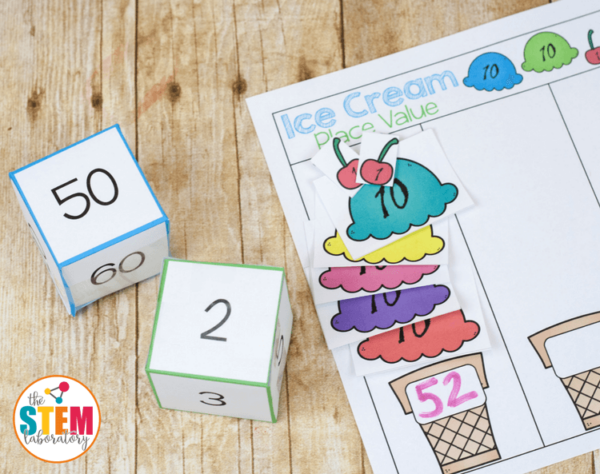 Ice Cream Place Value - The Stem Laboratory