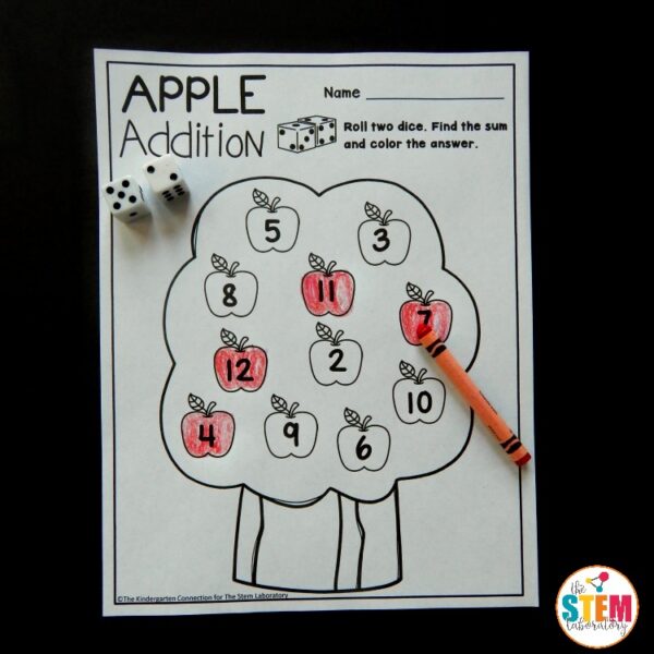 Apple Math Dice Games - The Stem Laboratory