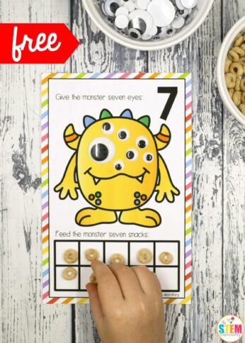 Free monster counting mats! - The Stem Laboratory