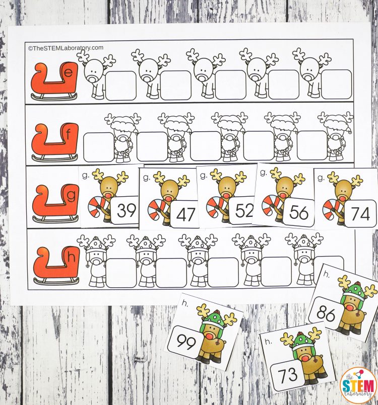 Reindeer Number Sequencing - The Stem Laboratory