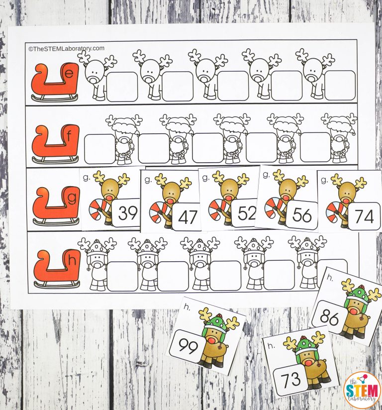 Reindeer Number Sequencing - The Stem Laboratory