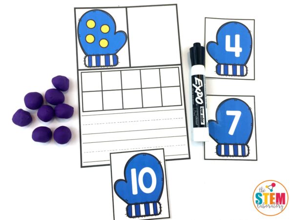 Mitten Counting Mats - The Stem Laboratory