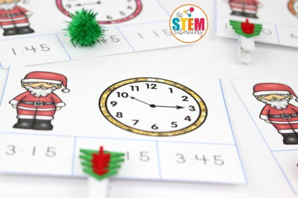 Christmas Time Clip Cards - The Stem Laboratory