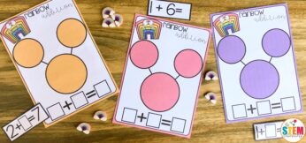 Rainbow Addition Mats - The Stem Laboratory