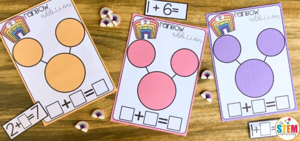 Rainbow Addition Mats - The Stem Laboratory