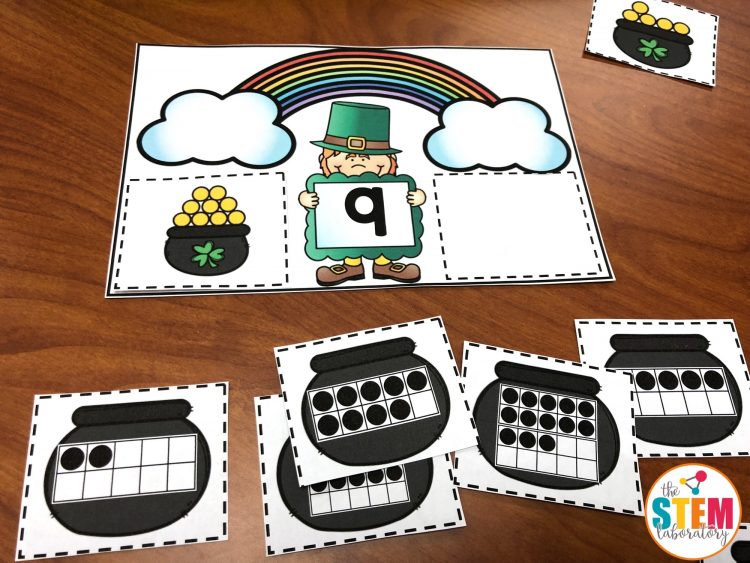 Leprechaun Count and Match - The Stem Laboratory