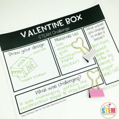Valentine Box STEAM Challenge - The Stem Laboratory