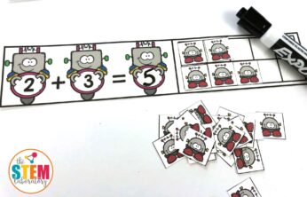 Robot Addition Cards - The Stem Laboratory
