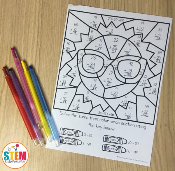Summer Color by Code - The Stem Laboratory