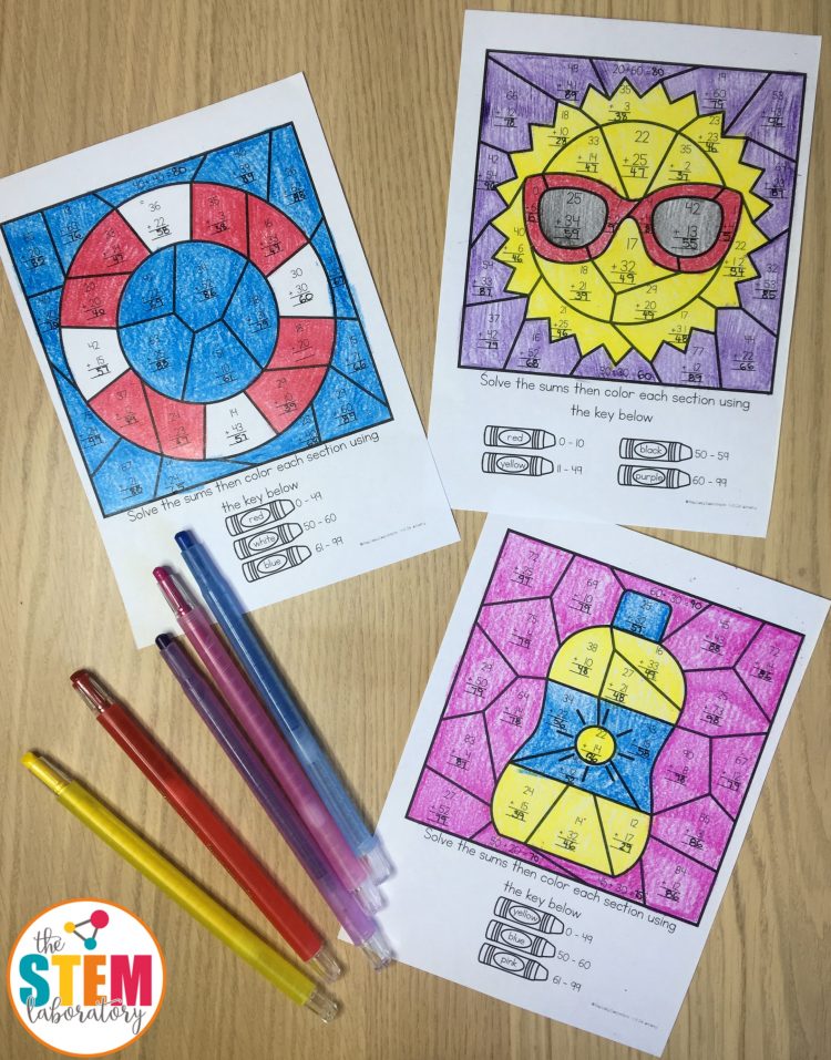 Summer Color by Code - The Stem Laboratory