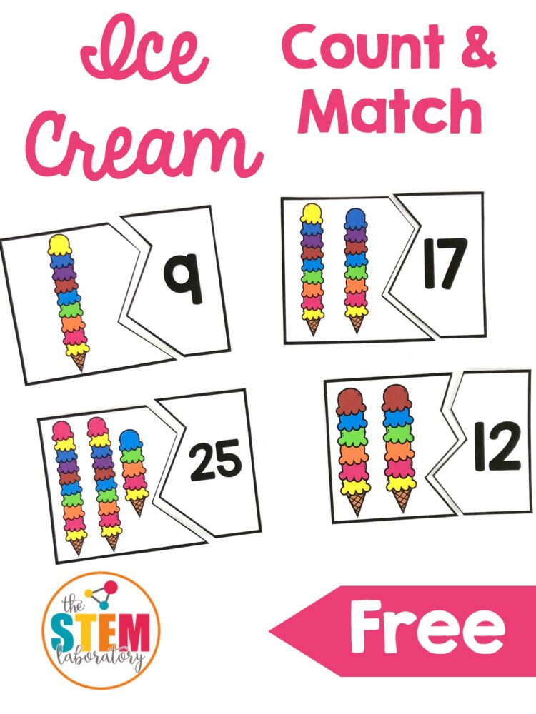 stem lab ice cream pin - The Stem Laboratory