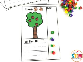 Apple Tree Counting Cards - The Stem Laboratory
