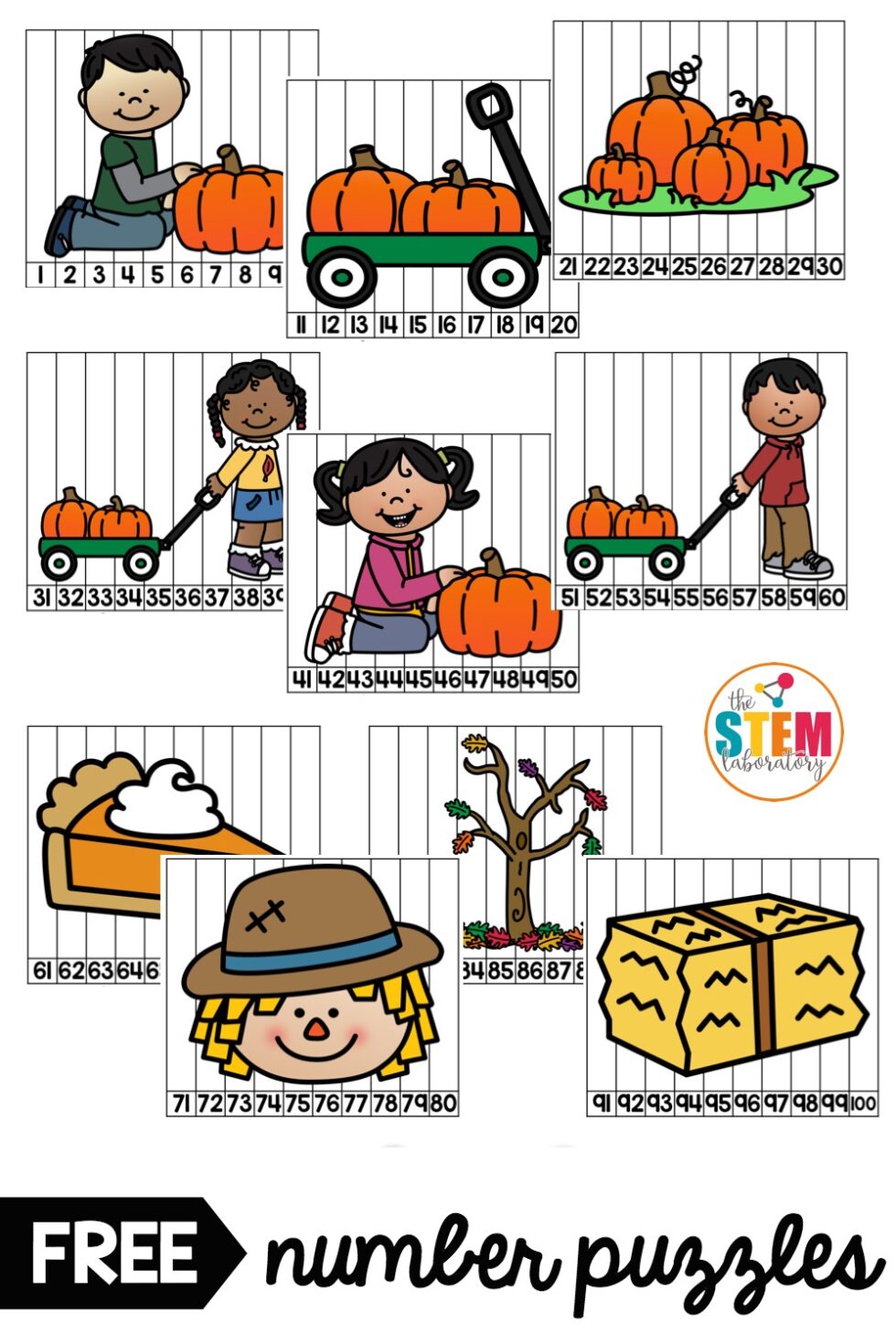 Fall Number Puzzles - The Stem Laboratory