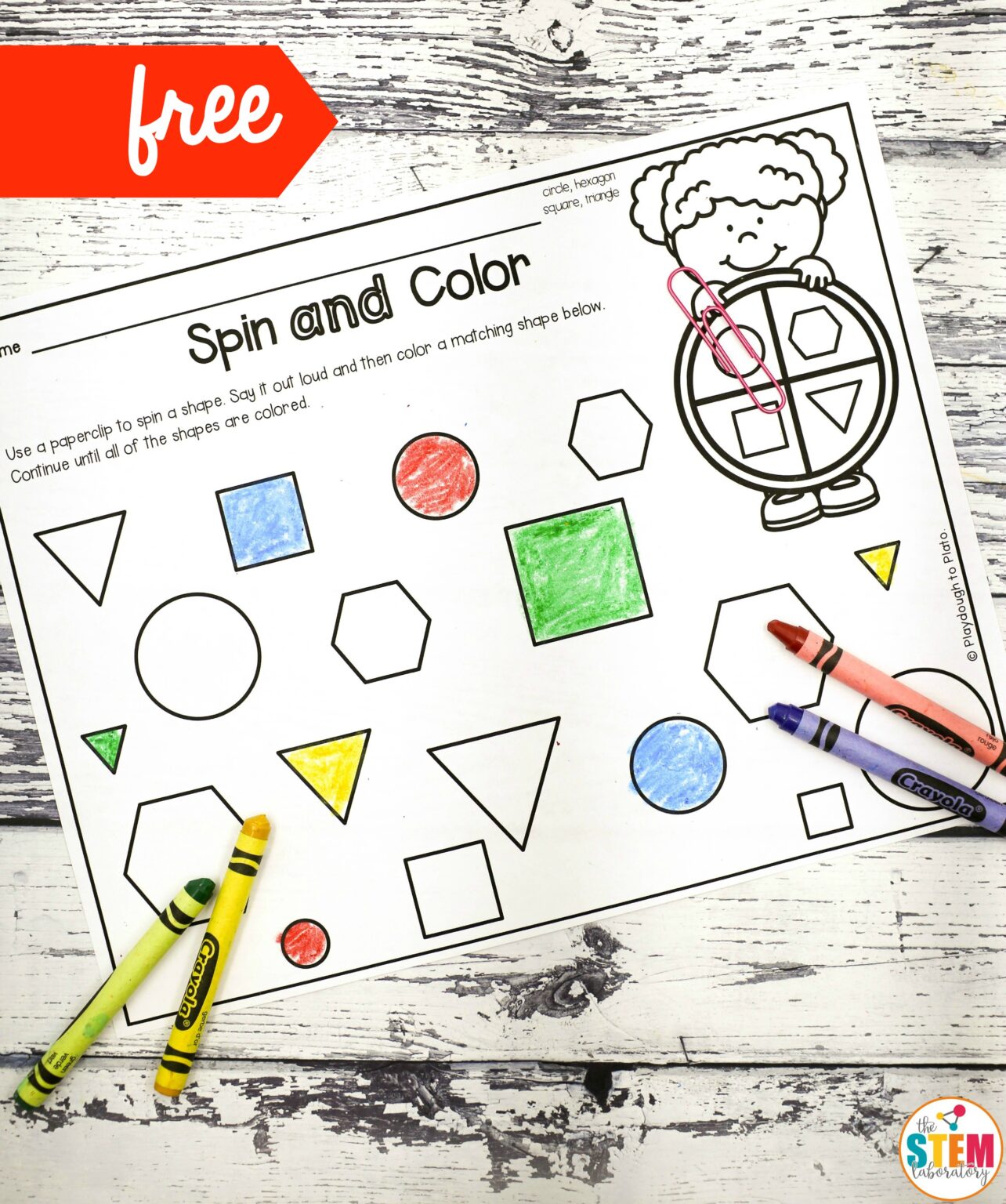 Free spin and color 2D shape game! - The Stem Laboratory