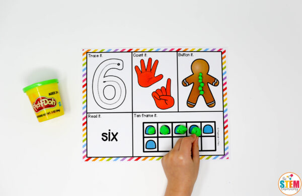 Gingerbread Playdough Mats - The Stem Laboratory