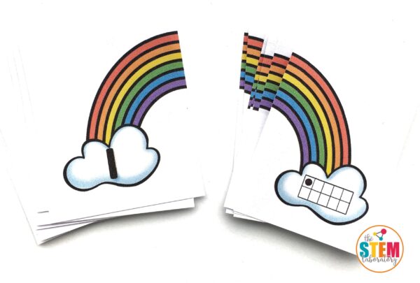 Ten Frames Rainbow Match - The Stem Laboratory