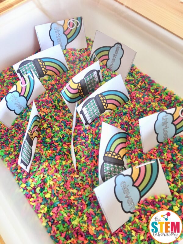 Teen Number Rainbow Match - The Stem Laboratory
