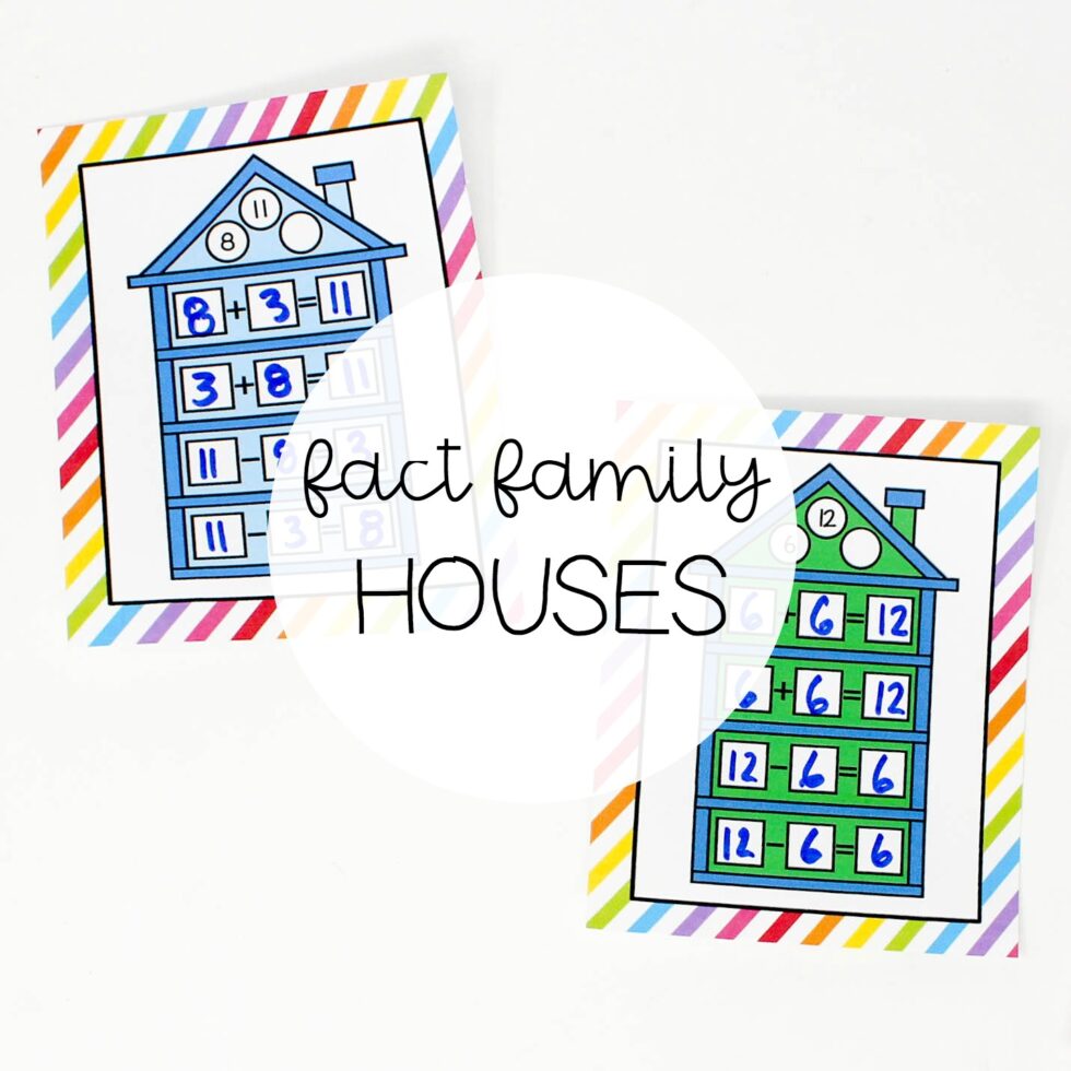 Fact Family Houses - The Stem Laboratory