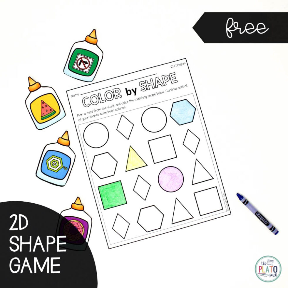 Flip and Color Shape Game - The Stem Laboratory
