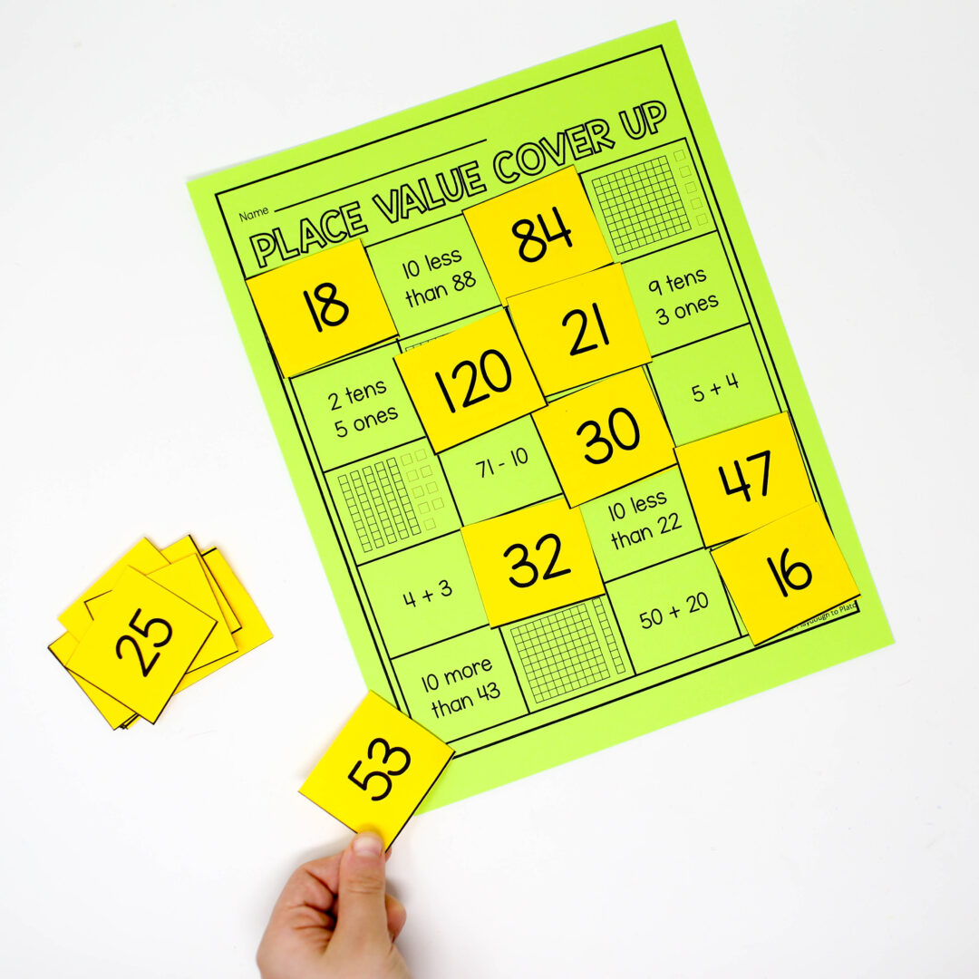 Place Value Cover Ups - The Stem Laboratory