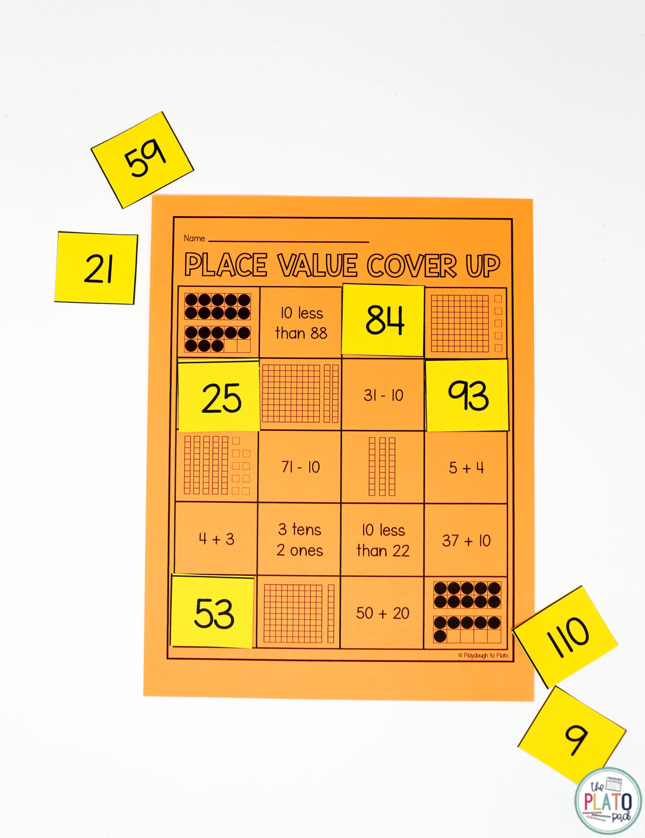 Place Value Cover Ups - The Stem Laboratory
