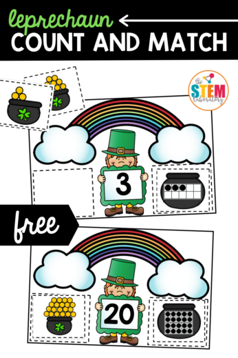 Leprechaun Count and Match - The Stem Laboratory