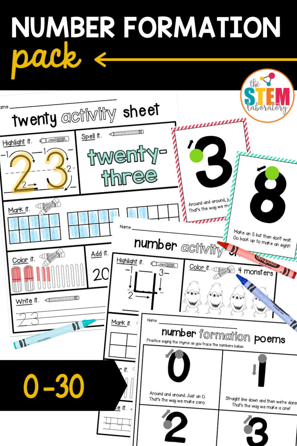 Number Formation Pack - The Stem Laboratory
