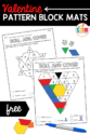 Valentine Pattern Block Mats - The Stem Laboratory