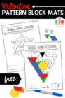 Valentine Pattern Block Mats - The Stem Laboratory
