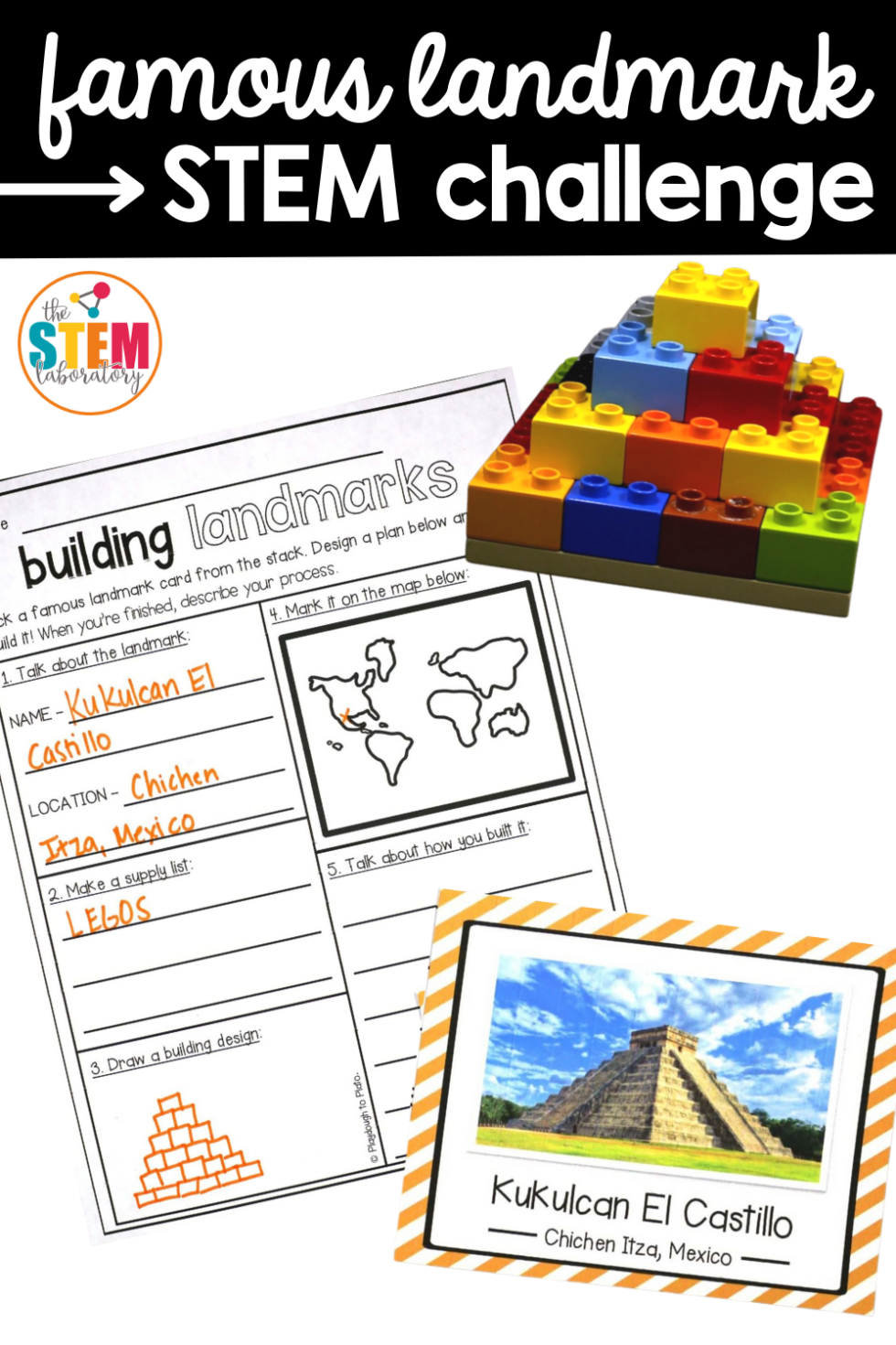 Printable LEGO Challenge Cards for STEM Learning - The Stem Laboratory