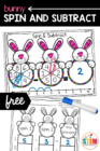 Bunny Spin and Subtract Game - The Stem Laboratory