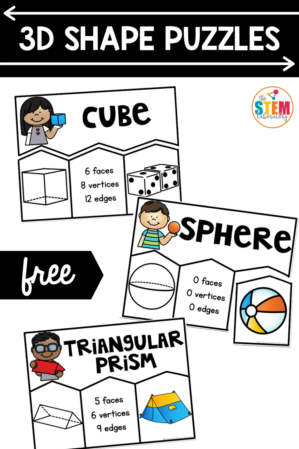 3D Shape Puzzles - The Stem Laboratory