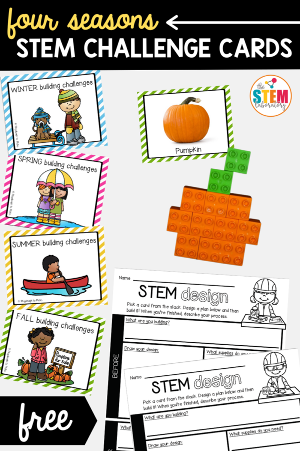 4 Seasons of Building STEM Challenge Cards - The Stem Laboratory