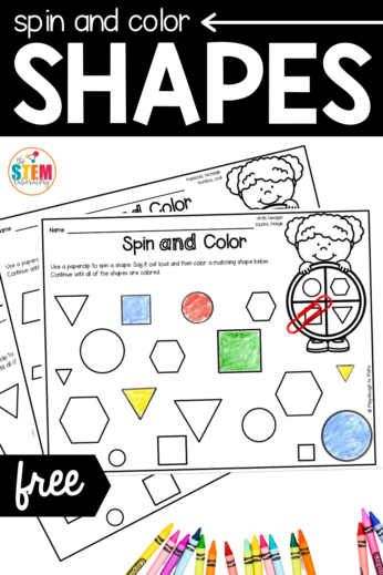 Spin and Color Shapes Game - The Stem Laboratory