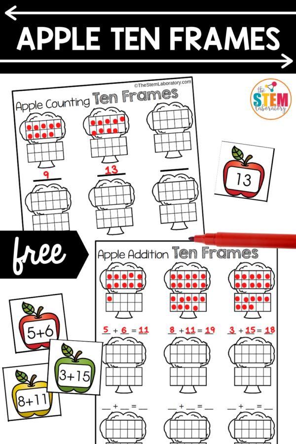 Apple Ten Frames - The Stem Laboratory